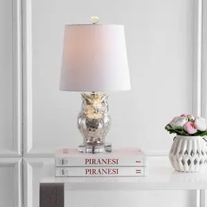 JONATHAN Y Night Glass/crystal Led Table Lamp