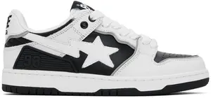 A BATHING APE BAPE Black Sk8 Sta #1 Sneakers - Black