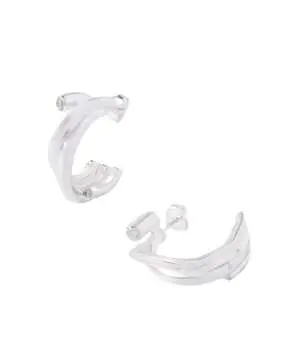 Completedworks Recycled & Cubic Zirconia Hoop Earrings