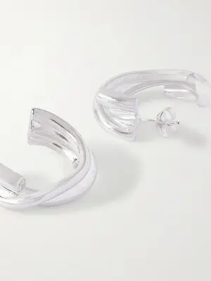 Completedworks Recycled & Cubic Zirconia Hoop Earrings