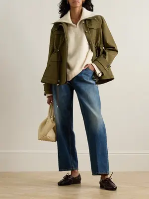 Loro Piana Cashmere Half-zip Pullover - Cream