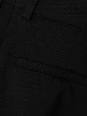 JOSEPH Pleated Straight-leg Pants - Black