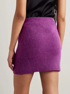 Alessandra Rich Alpaca-blend Mini Skirt