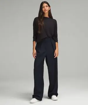 Lululemon Pleat-front High-rise Trousers Regular