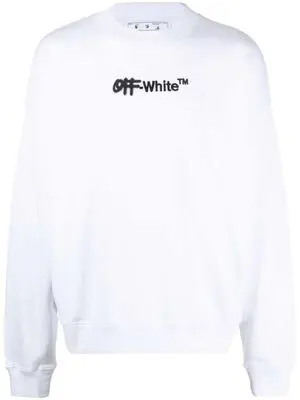 Off-white Crewneck Sweatshirts Hoodies For Men