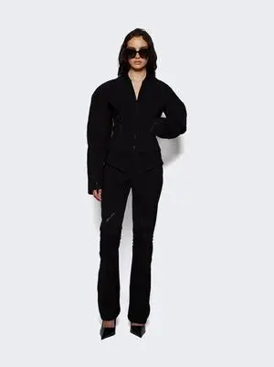 MUGLER Zipped Scuba Pants
