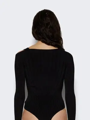 MUGLER Sculpting Knit Bodysuit