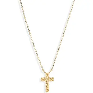 Bony Levy 14k Gold Cross Pendant Necklace - 14k Yellow Gold