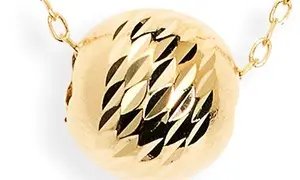 Bony Levy 14k Gold Sphere Pendant Necklace