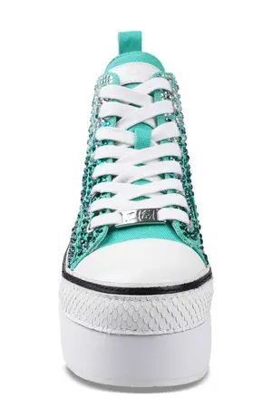 ZIGI Carmensa-2 Embellished High-top Sneakers - Green