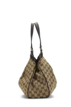 Gucci Original Gg Canvas Sukey Tote - Brown