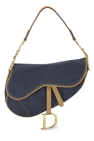 Dior Denim Saddle Bag