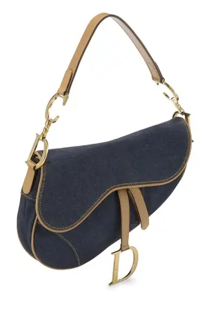 Dior Denim Saddle Bag