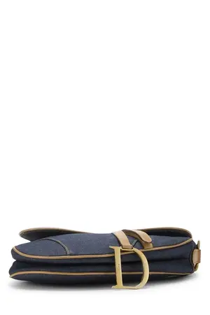 Dior Denim Saddle Bag