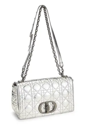 Dior Metallic Cannage Caro Bag