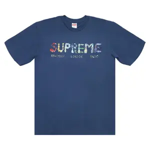 Supreme Crystals T-shirt 'slate - Blue