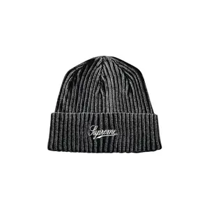 Supreme Bleached Rib Beanie - Black