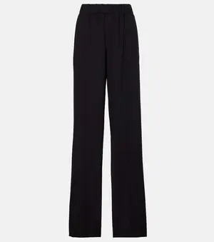 Dolce & Gabbana Wool Straight Leg Trousers
