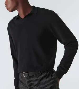 Rubinacci Amalfi Cotton Polo Shirt - Black