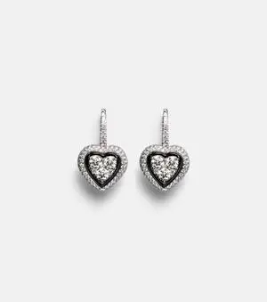 KAMYEN 18kt White Gold Diamond Earrings - Silver