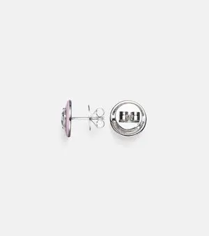 KAMYEN 18kt White Gold Diamond Earrings