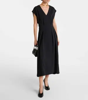 JOSEPH Cady Midi Dress - Black