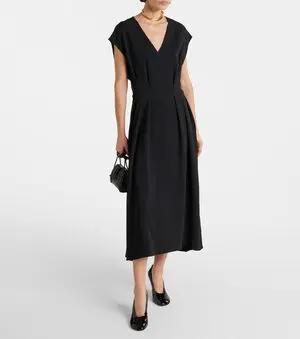 JOSEPH Cady Midi Dress - Black