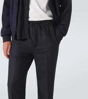 Brioni Asolo Straight Leg Wool Trousers