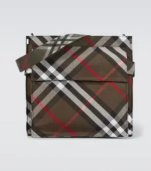 Burberry Check Medium Tote - Green