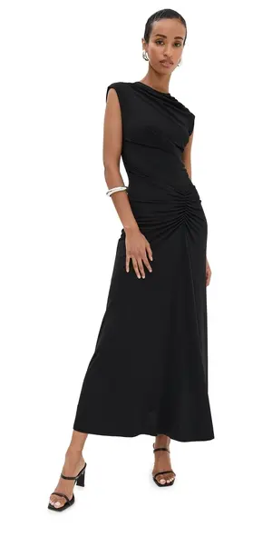 Simkhai Acacia Midi Dress - Black