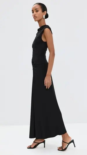 Simkhai Acacia Midi Dress - Black