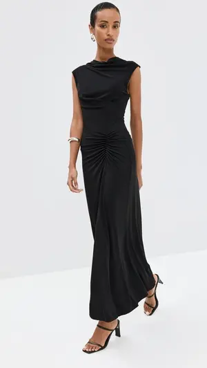 Simkhai Acacia Midi Dress - Black