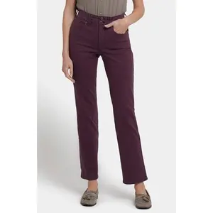 NYDJ Marilyn High Waist Straight Leg Jeans - Fig