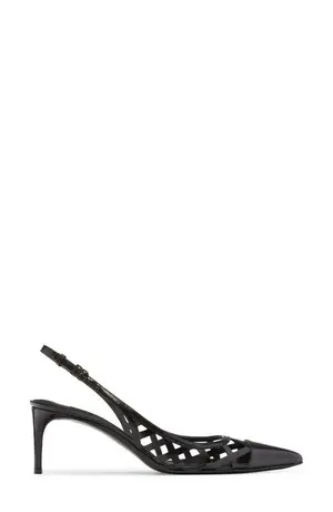 Dolce & Gabbana Lattice Slingback Pumps