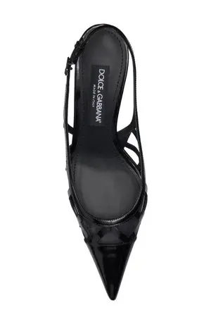 Dolce & Gabbana Lattice Slingback Pumps