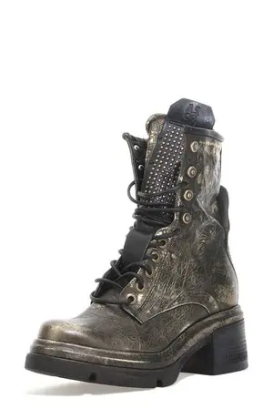 Women's Green Combat Boots