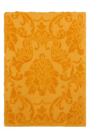 Dolce & Gabbana Dg Logo Jacquard Beach Towel - Gold
