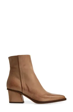 Cordani Braydie Leather Booties - Taupe Nubuck