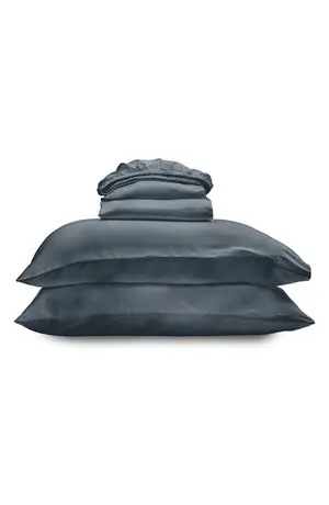 ETTITUDE Luxe Sateen+ Sheet Set - Indigo