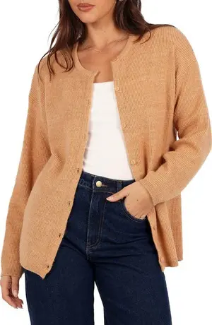 PETAL & PUP Astor Cardigan - Caramel
