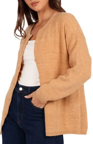PETAL & PUP Astor Cardigan - Caramel