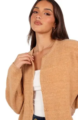 PETAL & PUP Astor Cardigan - Caramel