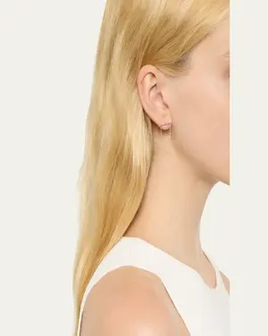Jia Jia 14k Gemstone Chain Earrings - Green