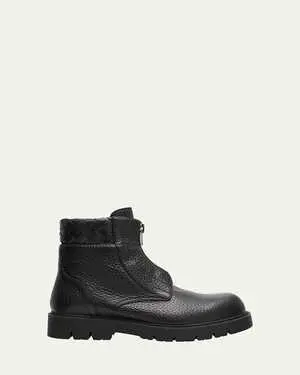 Zip Up Boots For Men