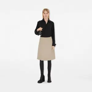 Burberry Leather Pillar High Boots