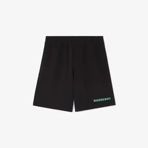 Burberry Logo Cotton Shorts