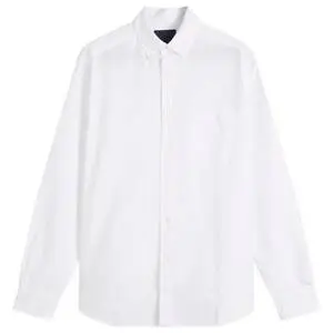 Portuguese Flannel Belavista Button Down Oxford Shirt Offwhite