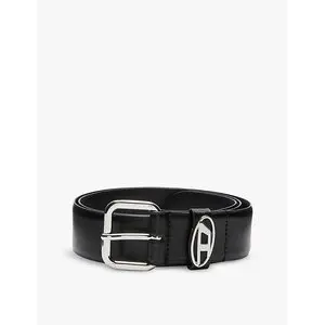 DIESEL Oval Logo-buckle Leather Belt - T8013