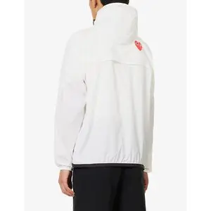 Play Comme Des Garcon Comme Des Garçons Play X K-way Hooded Shell Jacket