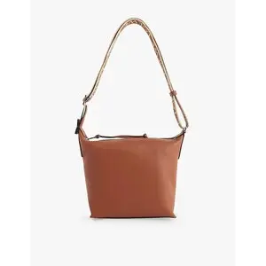 Loewe Cubi Small Leather Shoulder Bag - Tan